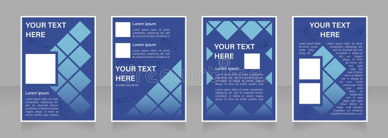 Brand Development Blank Brochure Layout Design. Achieve Target Market ...