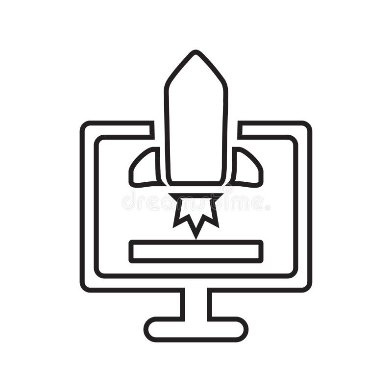 Brand Development Outline Icon. Line Art Vector Stock Vector ...