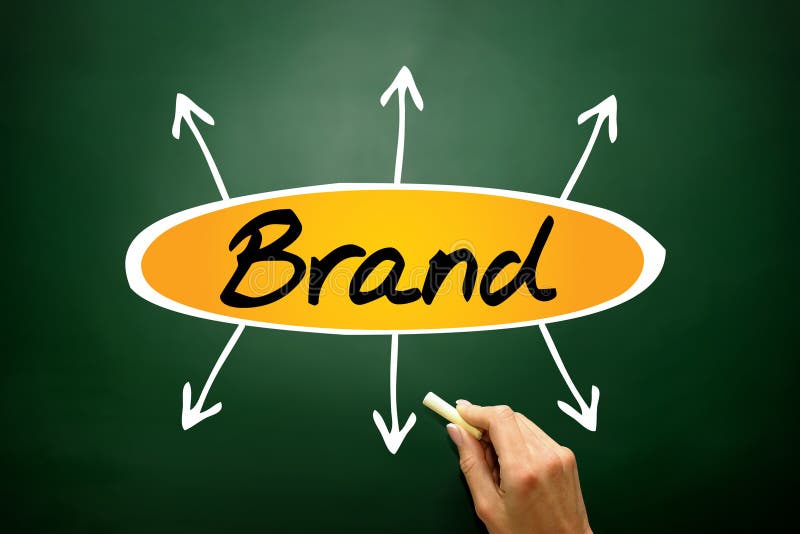 Brand stock illustration. Illustration of graph, customer - 205698152