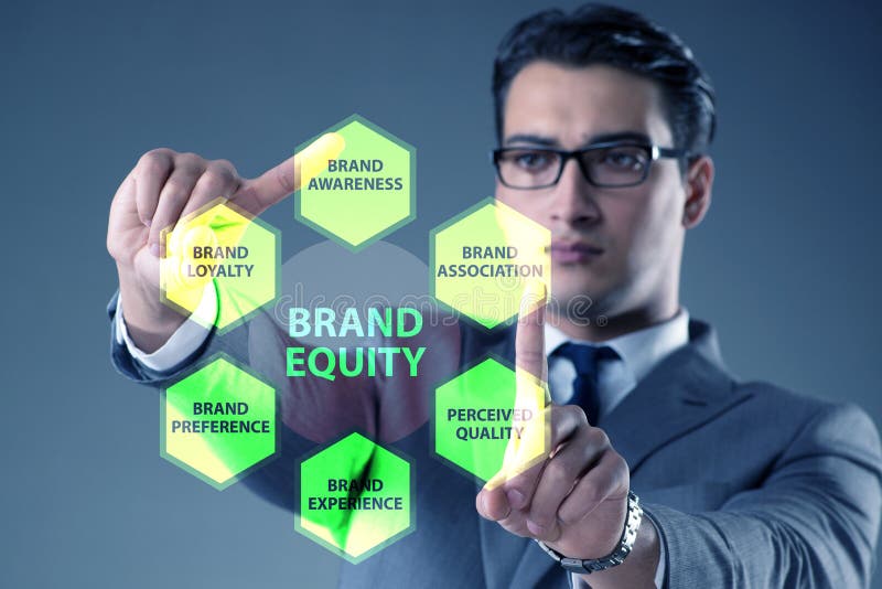 Brand Equity Marketing Concept Illustration Stock Photo - Image of ...