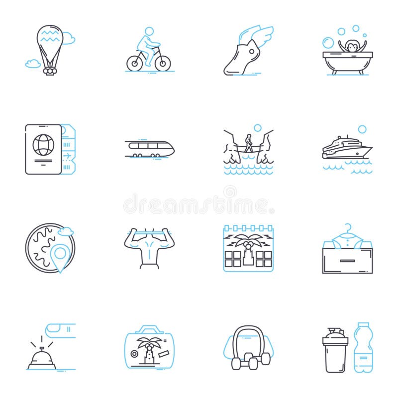 Brand Generation Linear Icons Set. Innovation, Creativity, Vision ...