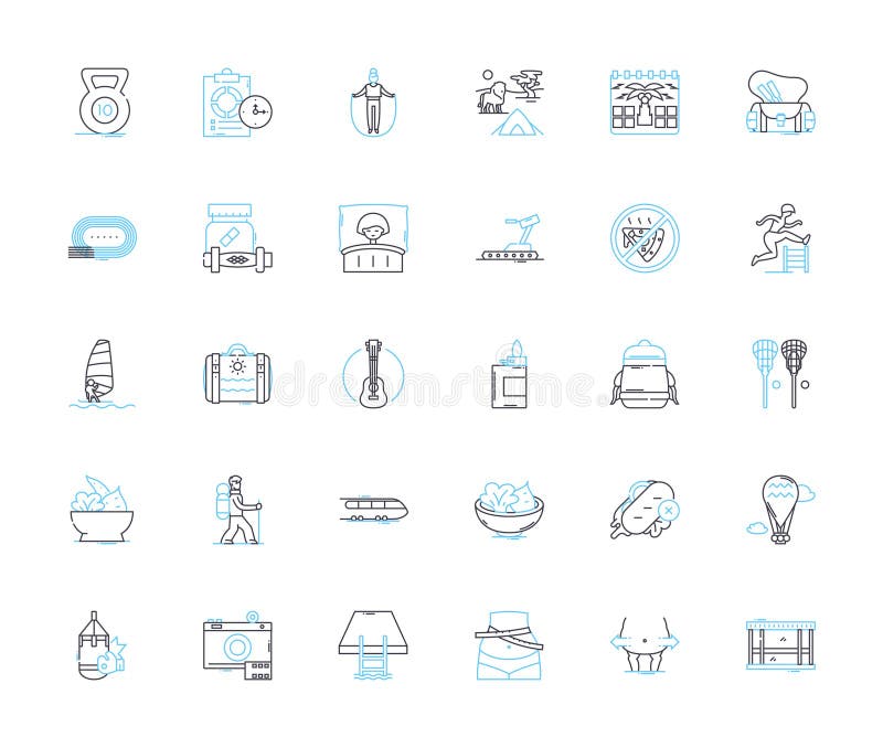 Brand Generation Linear Icons Set. Innovation, Creativity, Vision ...