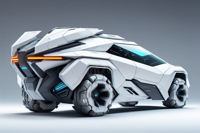 A Brand-less Generic Concept Car in Studio Environment. Generative Ai ...