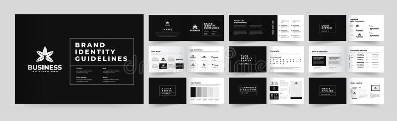 Brand Guideline or Landscape Brand Guidelines Stock Vector ...