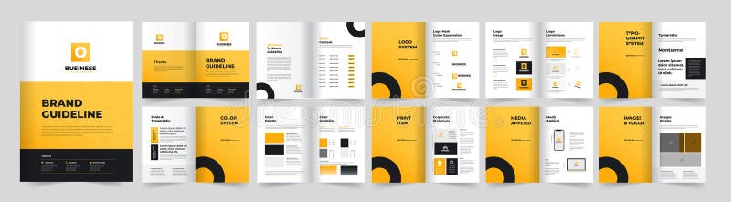 Brand Guideline or Landscape Brand Guidelines Stock Illustration ...