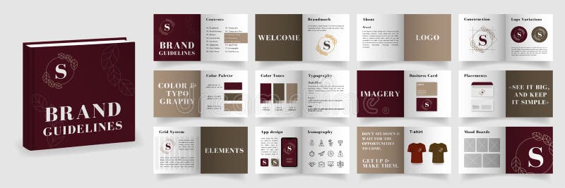 Brand Guidelines Template. Multicolor Logo Guideline Template. Brand ...