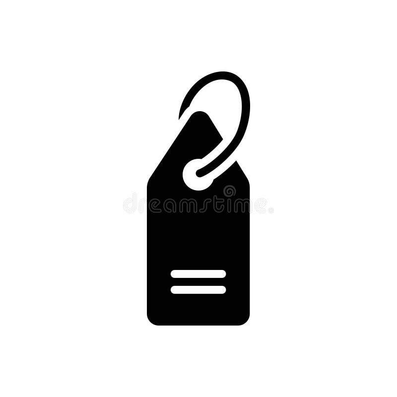 Black Solid Icon for Brand, Label and Variety Stock Vector ...