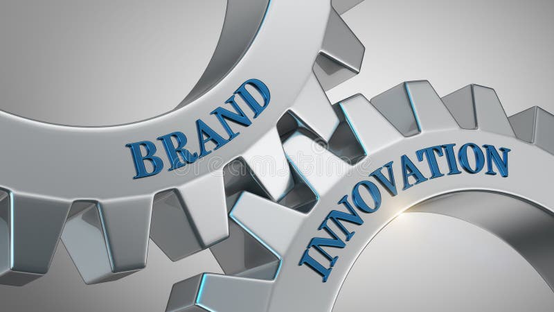 Brand innovation concept stock illustration. Illustration of design ...