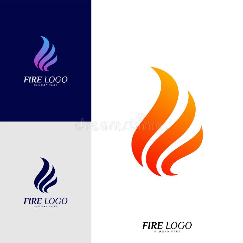 Brand Logo Design Concepts Vlam Logo Template Vector Pictogramsymbool ...