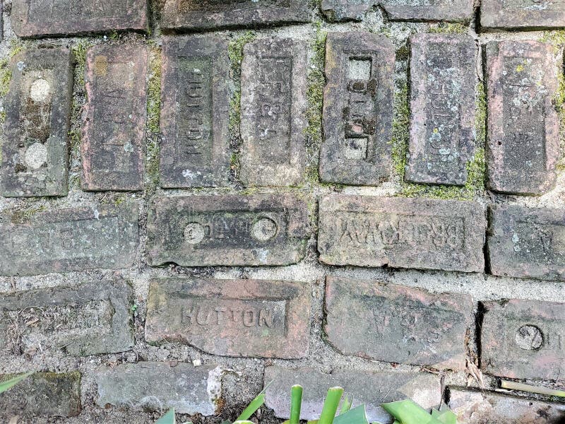 Brand Name Antique Bricks Repurposed and Lain As Sidewalk Pavers ...