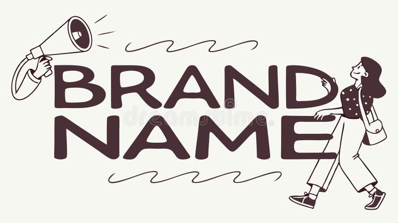Brand Name Vector, Typography and Business Logo Design Vector Design ...