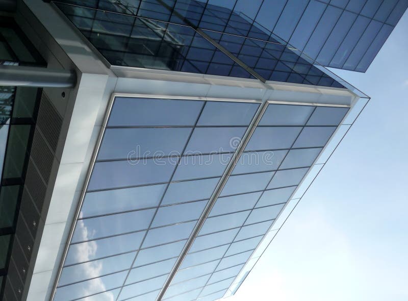 Brand New Modern Glass Building Stock Photo - Image of modern, windows ...
