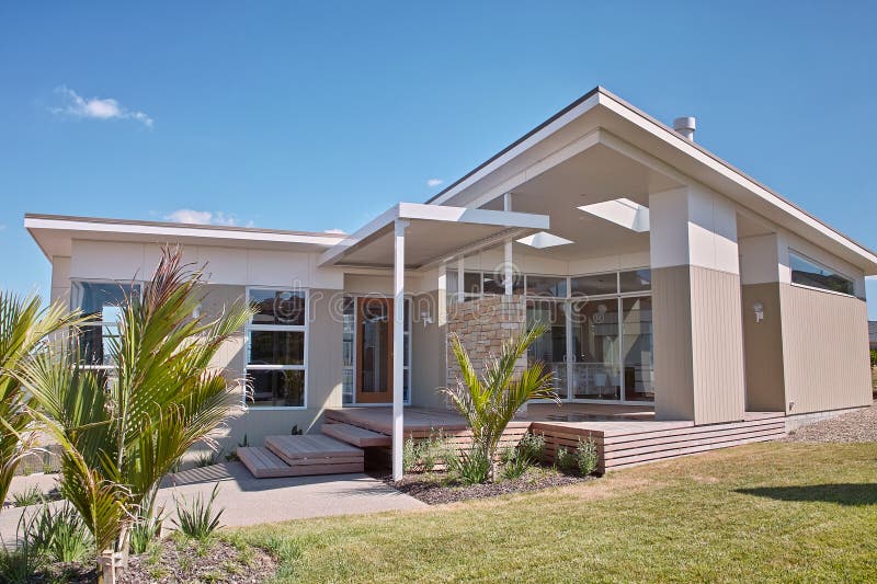 Modern home stock photo. Image of finance, dwelling, house - 18891762