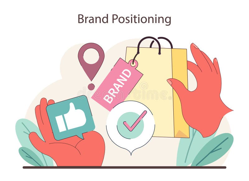 Brand Positioning Concept. Representation of Brand Identity. Stock ...