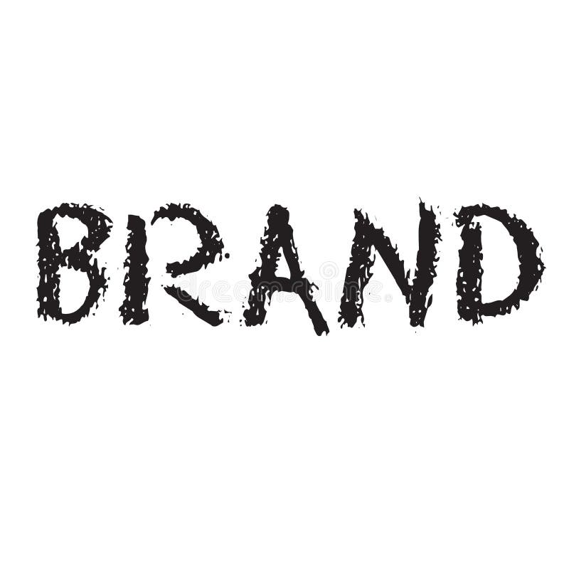 Brand rubber stamp stock vector. Illustration of branding - 125393244