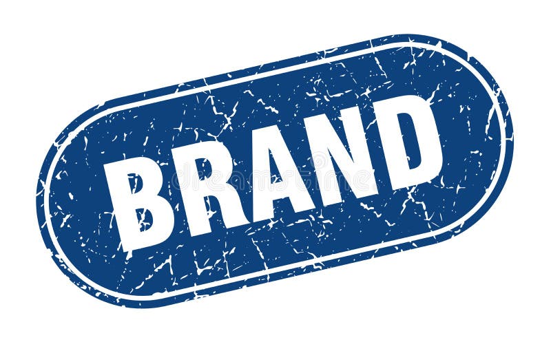 Brand Sign. Brand Grunge Stamp Stock Vector - Illustration of grunge ...