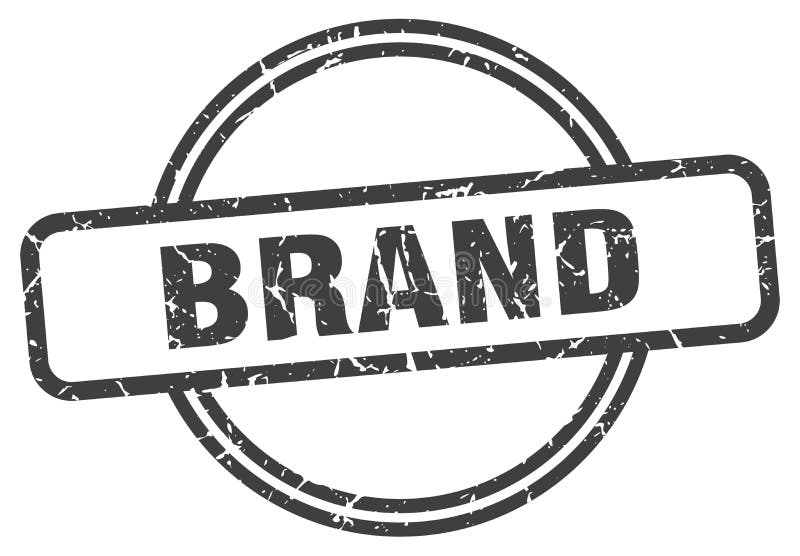 Brand Stamp. Brand Round Grunge Sign Stock Vector - Illustration of ...