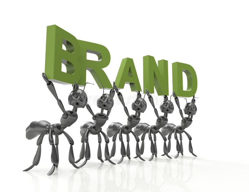 Brand Team stock illustration. Illustration of cooperation - 40703307