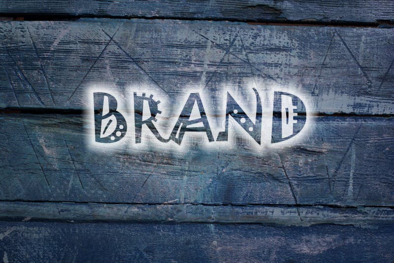 Brand text on background stock photo. Image of driven - 43478022