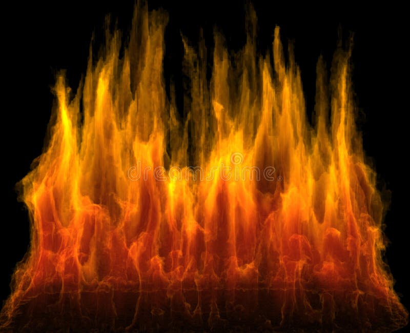 Brand Van Rode En Oranje Kleur Stock Foto - Image of haard, brandwond ...