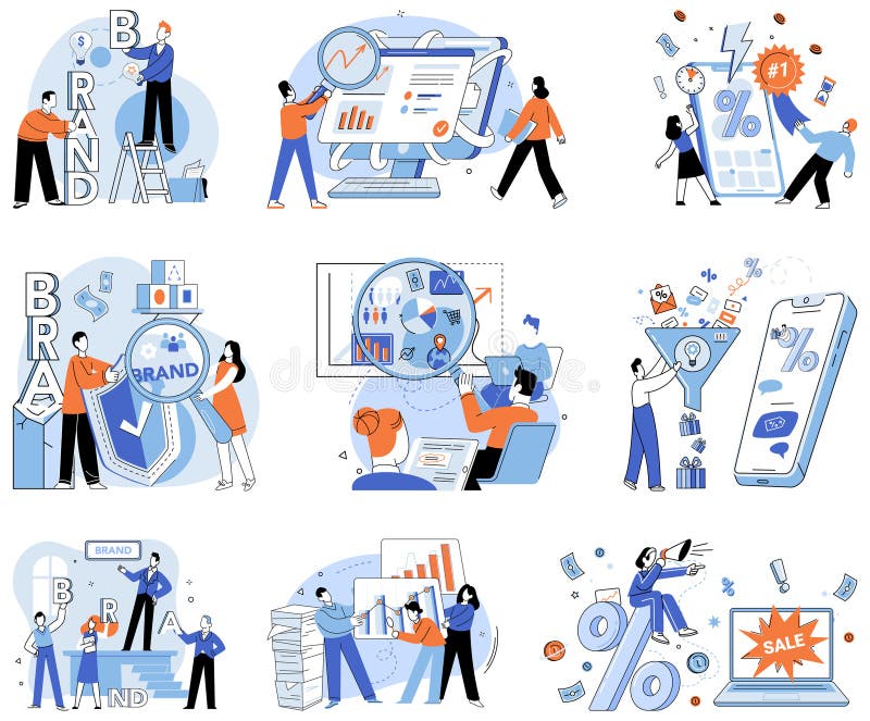 Brand. Brand Identity, Fingerprint, Marks Brand with Unique and ...