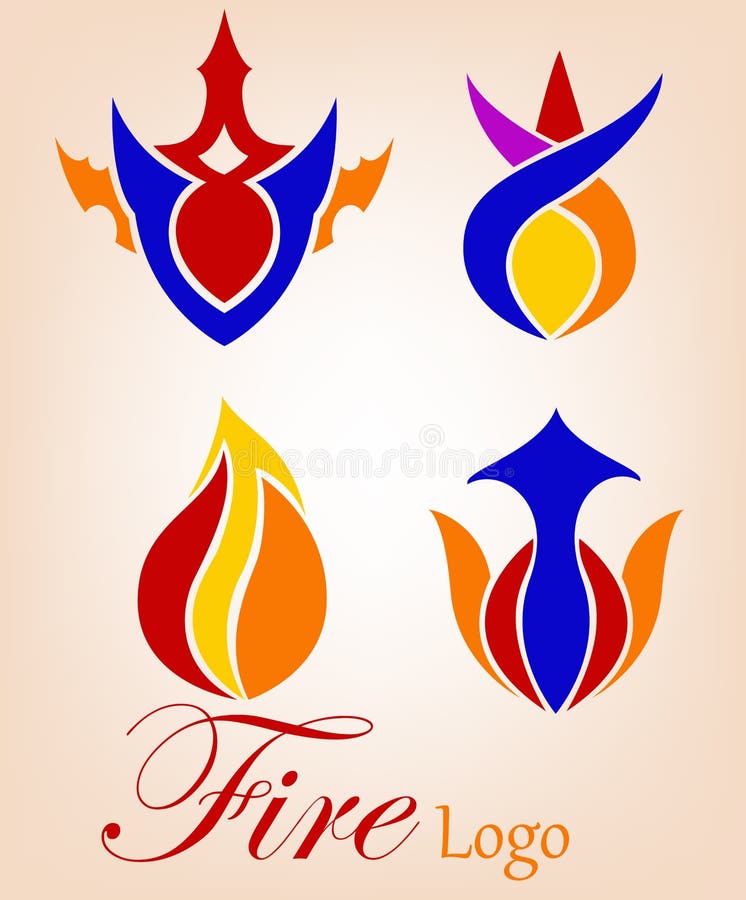 Brand of Vlam Logo Company stock illustratie. Illustration of zaken ...