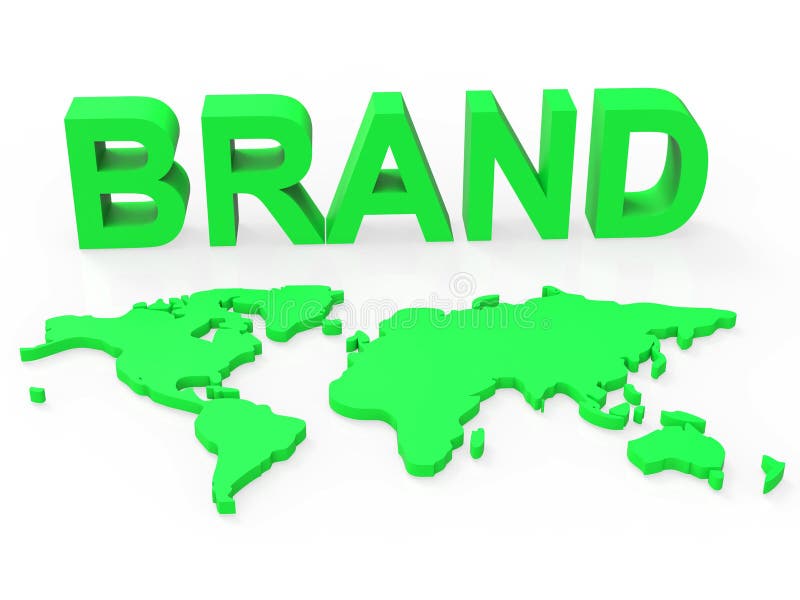 Brand World Shows Company Identity and Brands Stock Illustration ...