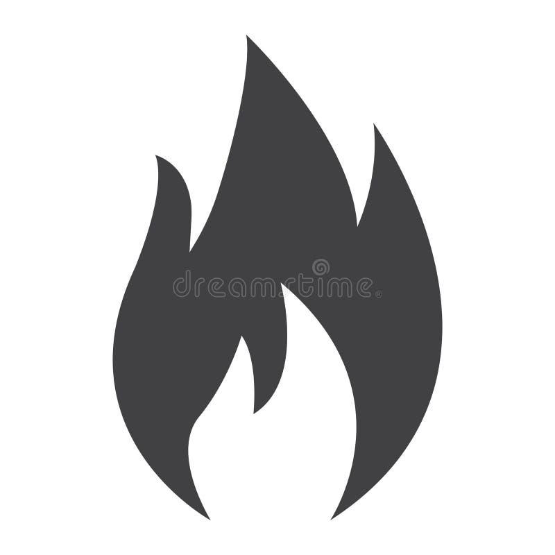 Brandbaar Logistisch Symbool Glyph Pictogram, Vector Illustratie ...