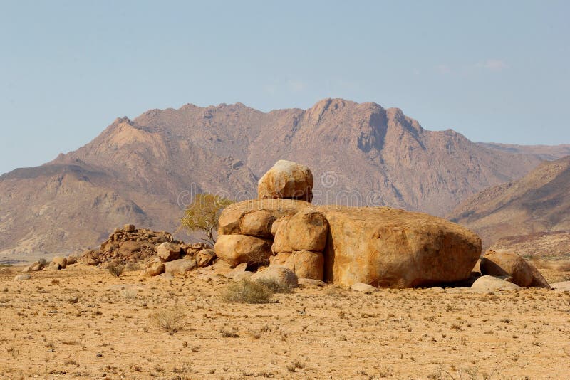 Brandberg, the Highest Mountain of Namibia, Damaraland Stock Image ...