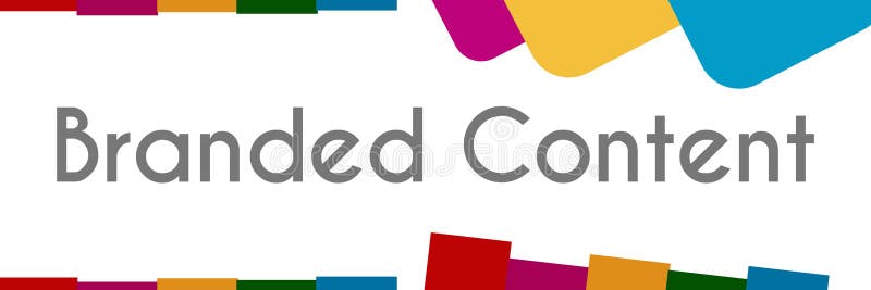 Branded Content Infographics Linear Icons Collection Stock Illustration ...