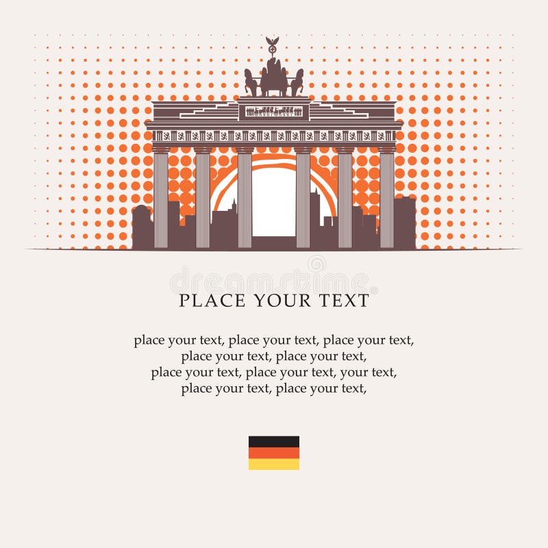 Brandenburg Gate Symbol Stock Illustrations – 987 Brandenburg Gate ...