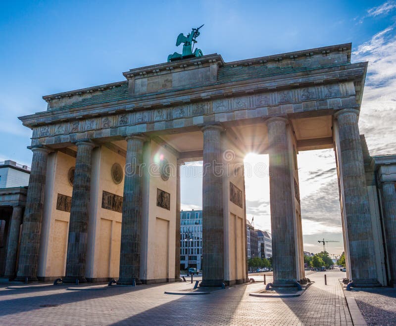 Brandenburg Gate in Berlin. Germany Editorial Photography - Image of ...