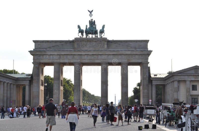 Brandenburg Gate in Germany Berlin Classical Architecture Editorial ...