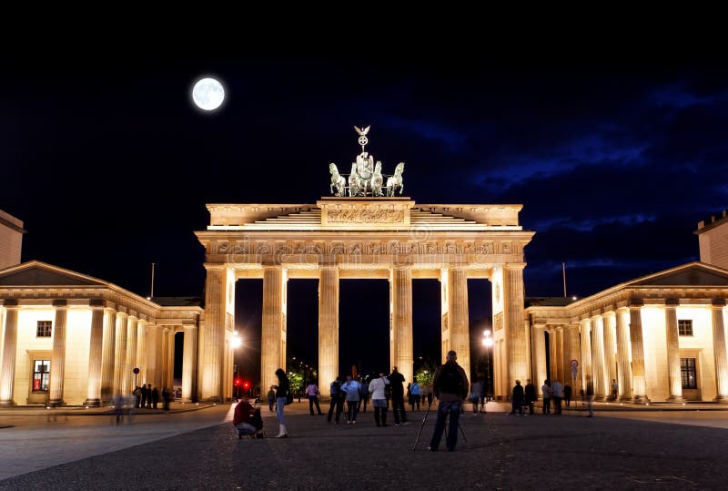 Brandenburg Gate, Berlin, Germany. Stock Image - Image of gate, germany ...