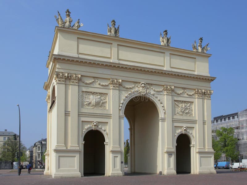 Brandenburg Gate in Potsdam Stock Image - Image of majestic, arch: 42482949