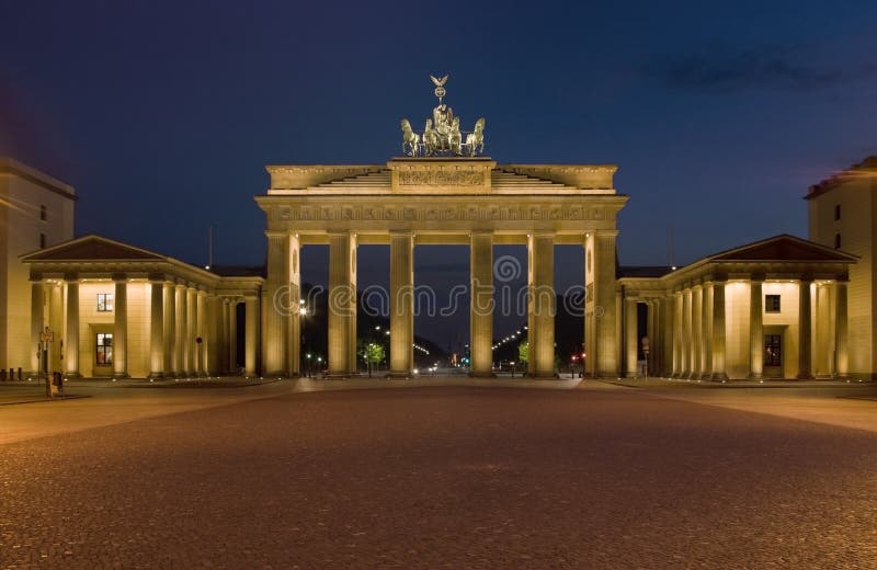 Brandenburger Gate in Berlin Germany Stock Photo - Image of century ...