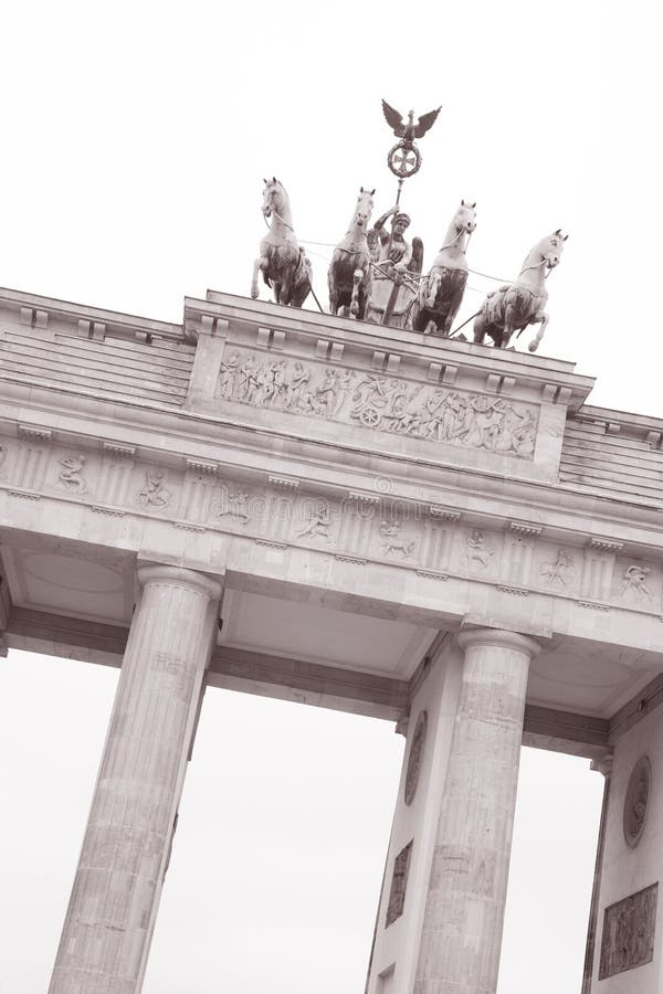 Brandenburger Gate, Berlin, Germany Stock Image - Image of monument ...