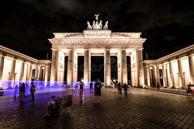 Brandenburg Gate Icons on BVG Subway Train U-Bahn Window Editorial ...