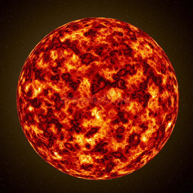 Brandende Planeet, zon stock illustratie. Illustration of geloof - 79054930