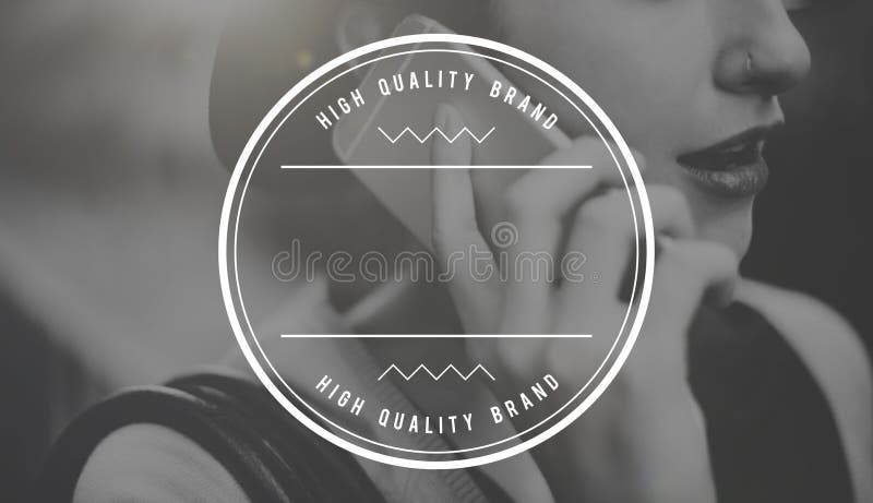 Branding Advertising Label Logo Marketing Concept Stock Image - Image ...