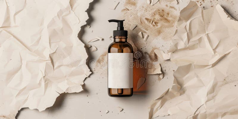 A Branding Concept for a Product, Utilizing Torn Paper Effects on the ...