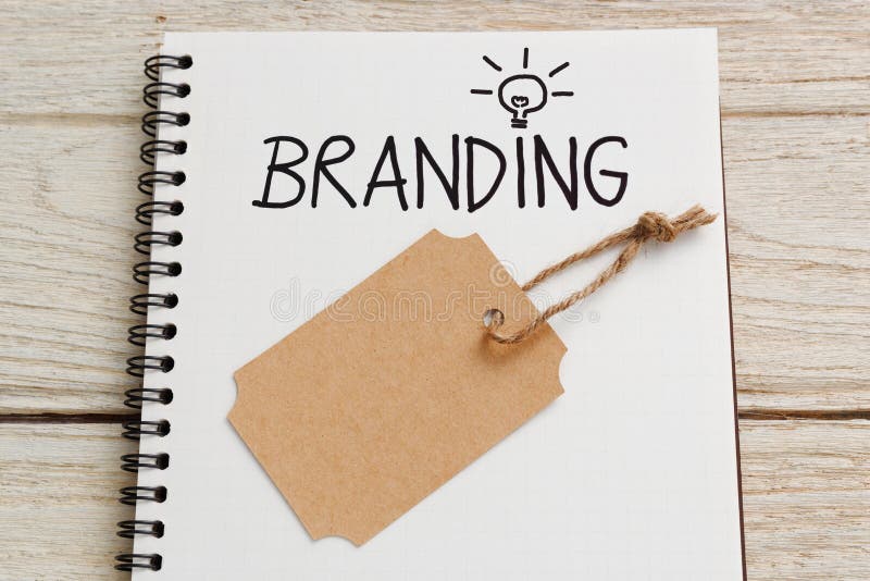 Branding Idea with Brand Tag Stock Image - Image of business, work ...