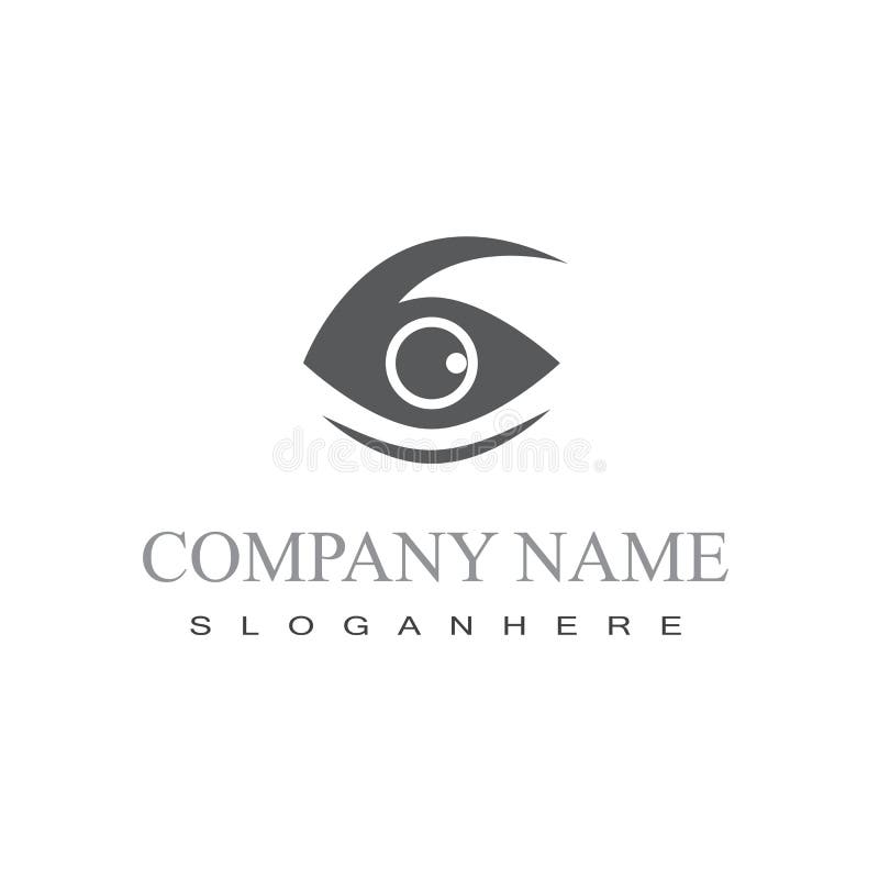 Branding Identity Corporate Eye Care Vector Logo Design Stock Vector ...