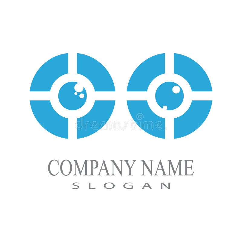 Branding Identity Corporate Eye Care Vector Logo Design Stock Vector ...