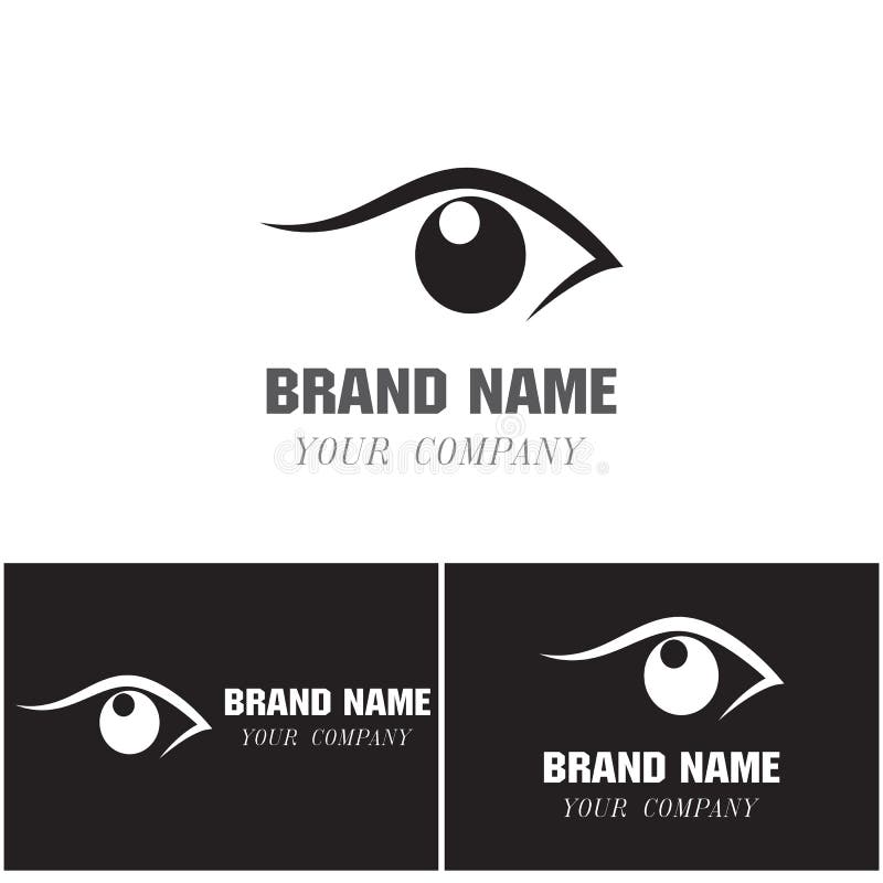 Branding Identity Corporate Eye Care Vector Logo Design Stock Vector ...