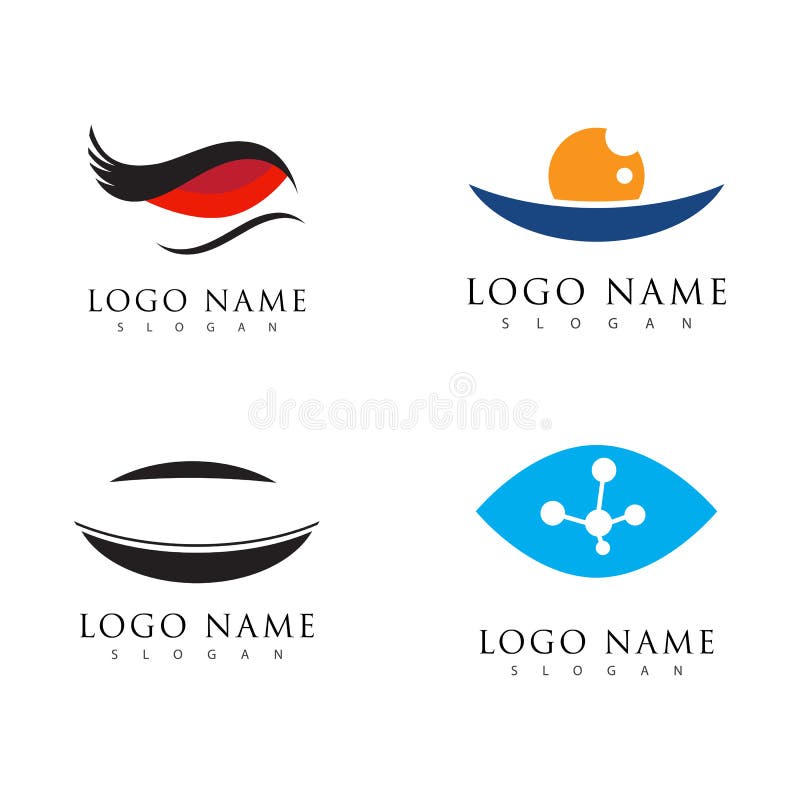 Branding Identity Corporate Eye Care Vector Logo Design Stock Vector - Illustration of vision ...