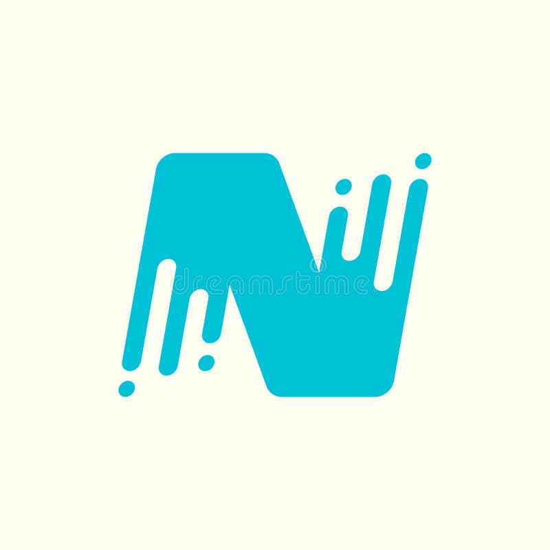 Network Technology and Science Logo Letter N Stock Vector ...