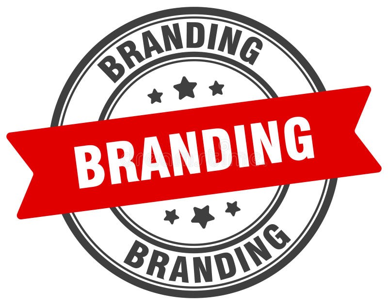 Branding Stamp. Branding Label on Transparent Background. Round Sign ...