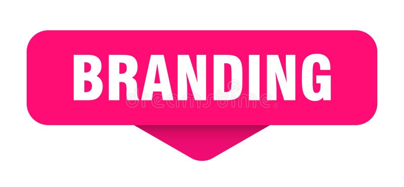Branding Sticker. Branding Sign on Transparent Background Stock Vector ...