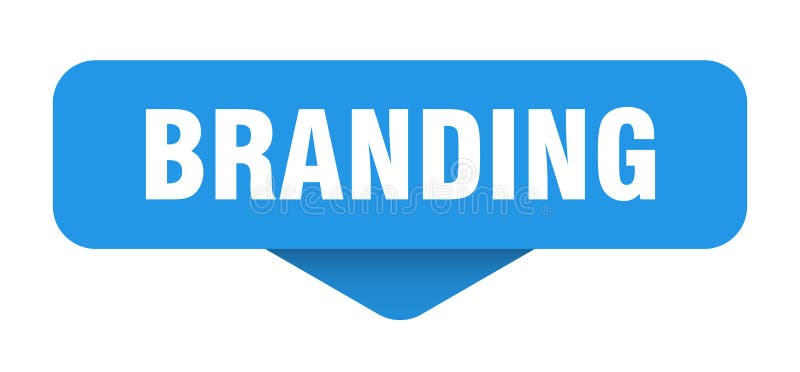 Branding Sticker. Branding Sign on Transparent Background Stock Vector ...